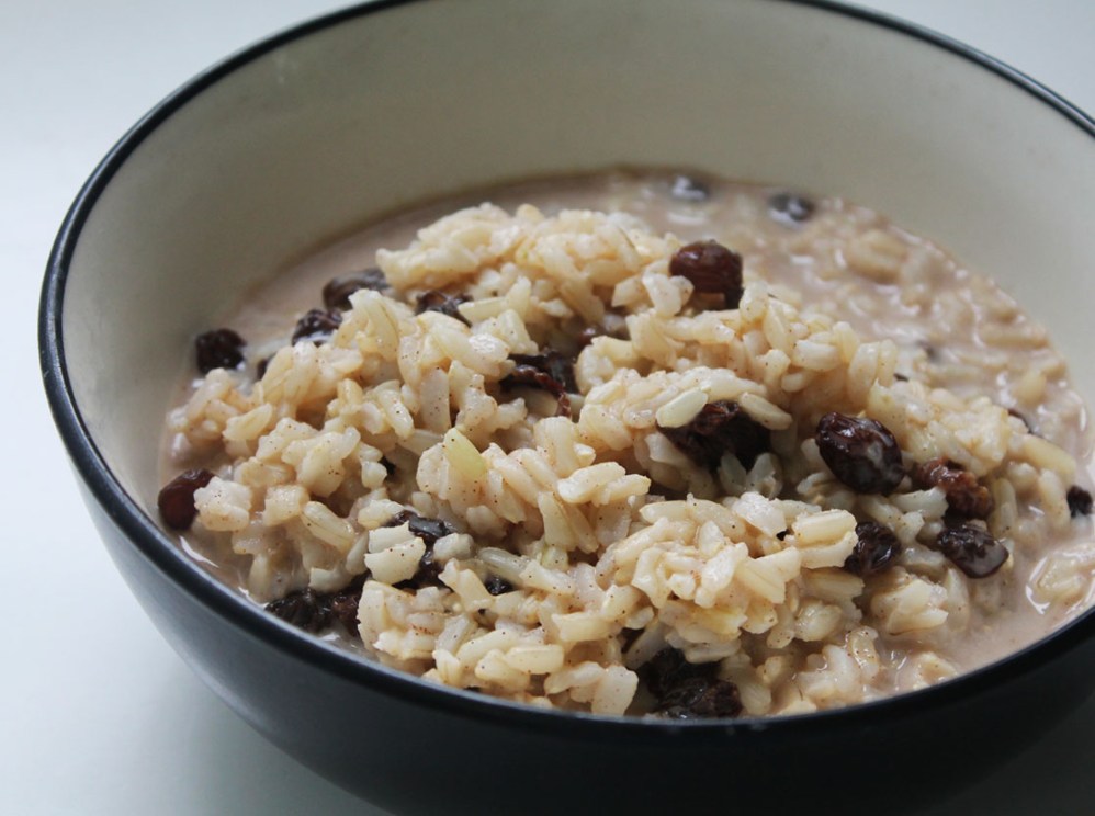 Cinnamon Raisin Brown Rice Breakfast Pudding | Live. Learn. Love. Eat.