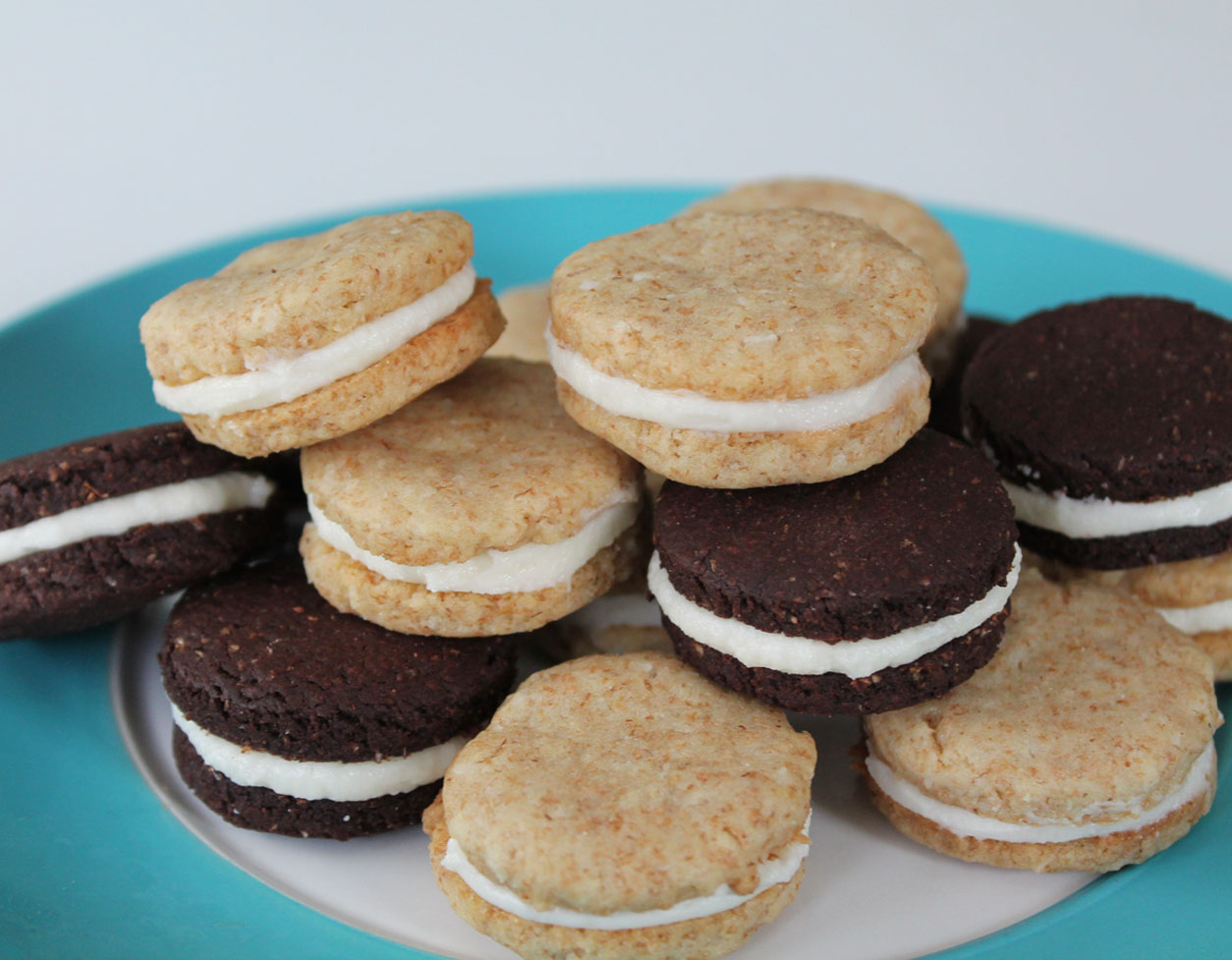 Homemade (Healthy-ish) Coconut Sandwich Cookies | Live. Learn. Love. Eat.