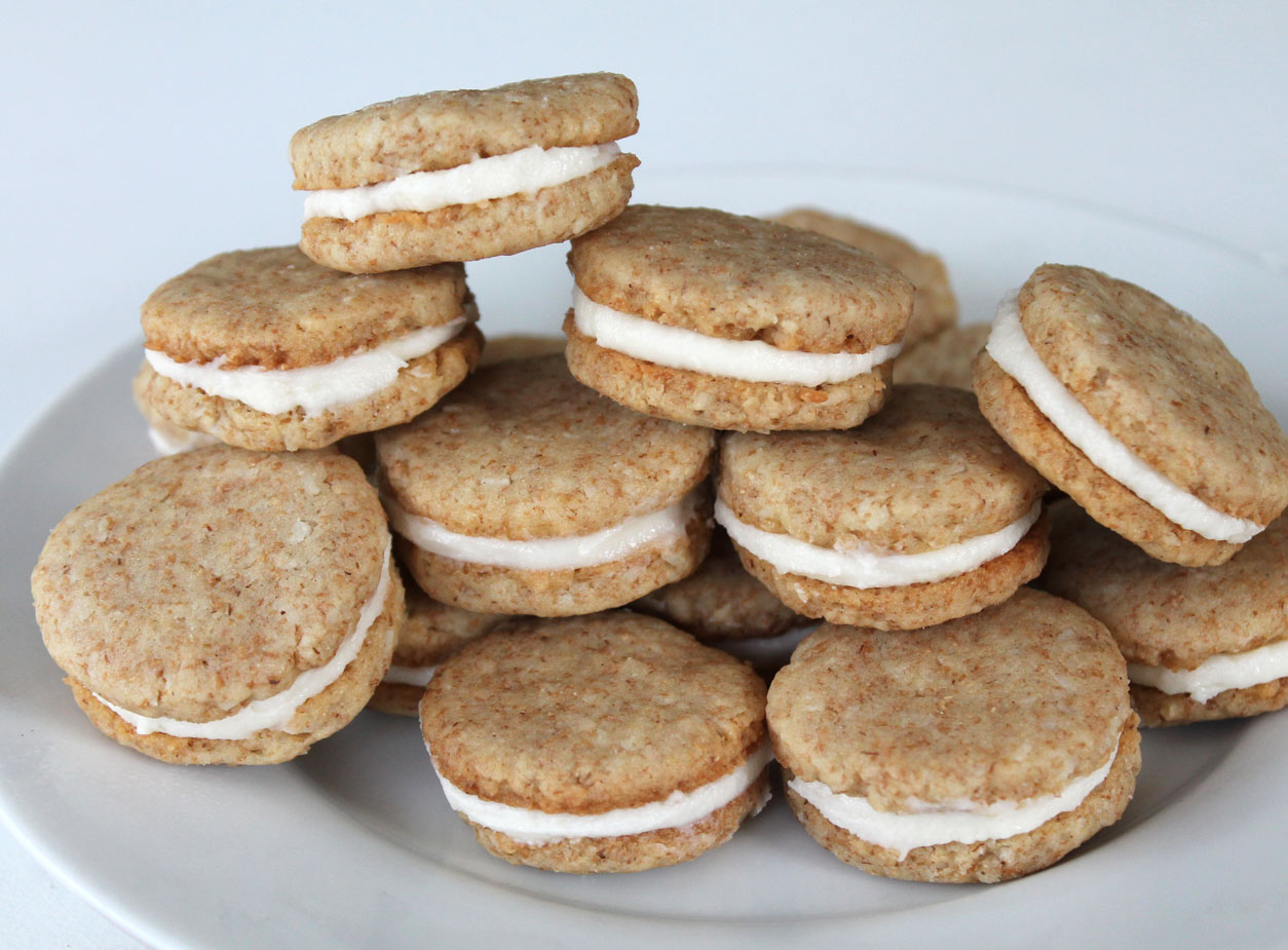 Homemade (Healthy-ish) Coconut Sandwich Cookies | Live. Learn. Love. Eat.